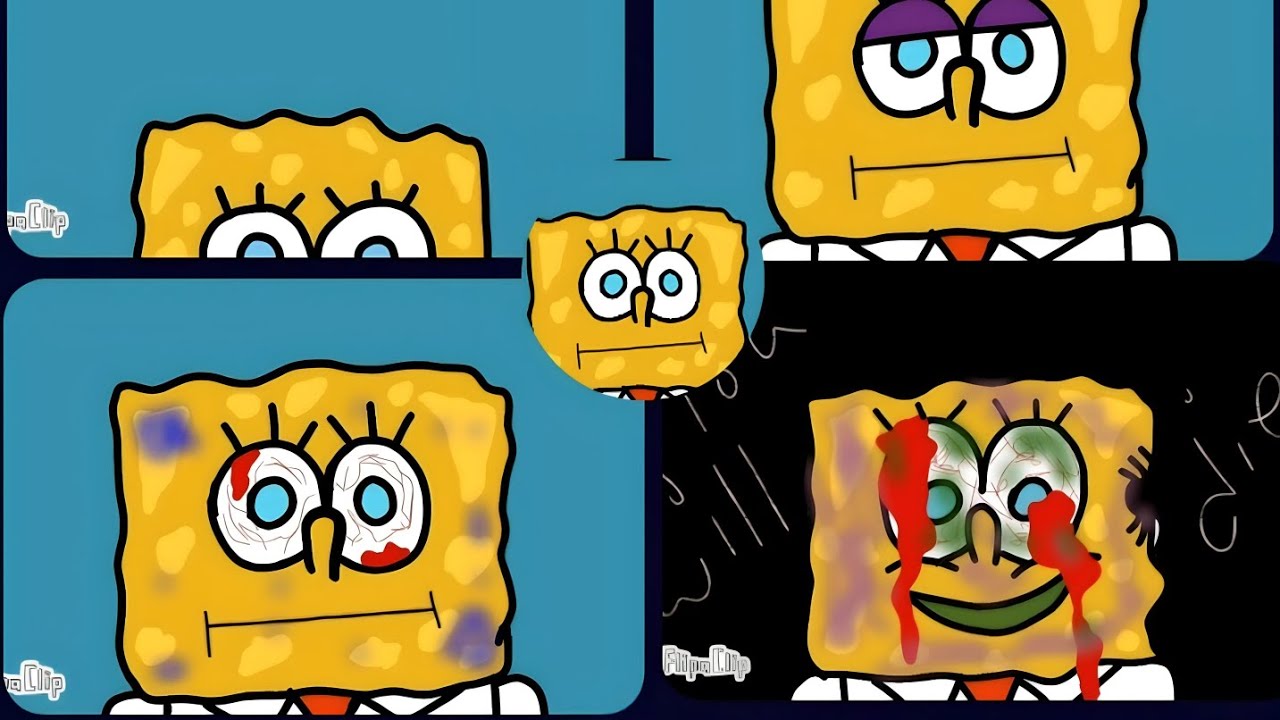 Animating SpongeBob SquarePants Evil Version on FlipaClip. - YouTube