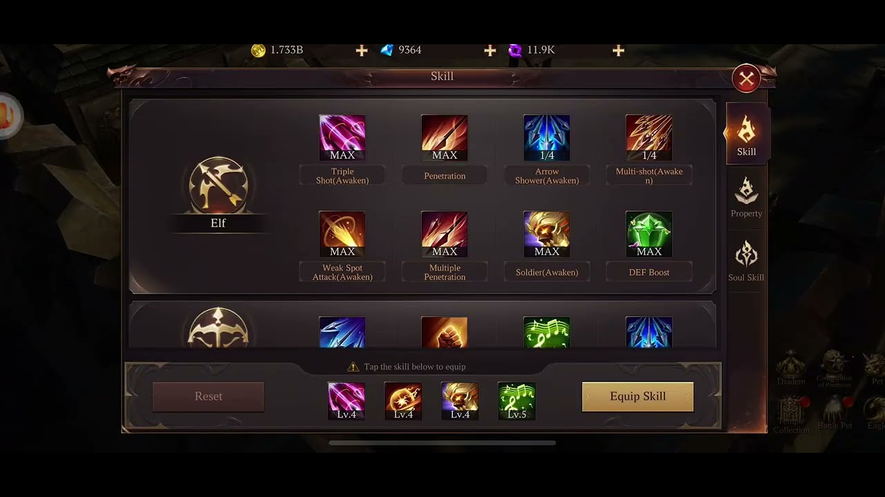 MU Dark Epoch | ENE ELF Build | Constellation | Property | Set | Stats ...