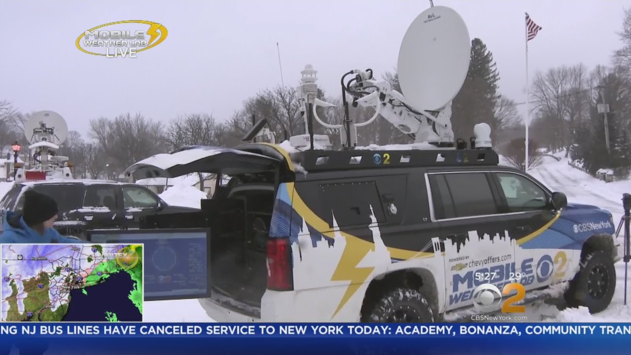 Mobile Weather Lab Braves The Elements In Sparta, NJ - YouTube