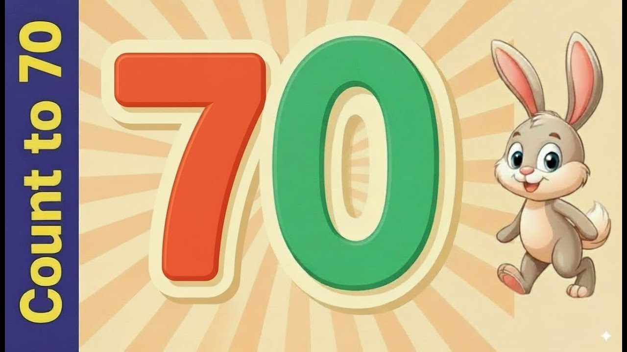 Learn Numbers 1 to 70 | Fun Counting Song for Kids | Count with Me ...