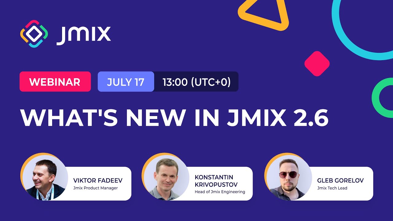 What's new in Jmix 2.6 - YouTube