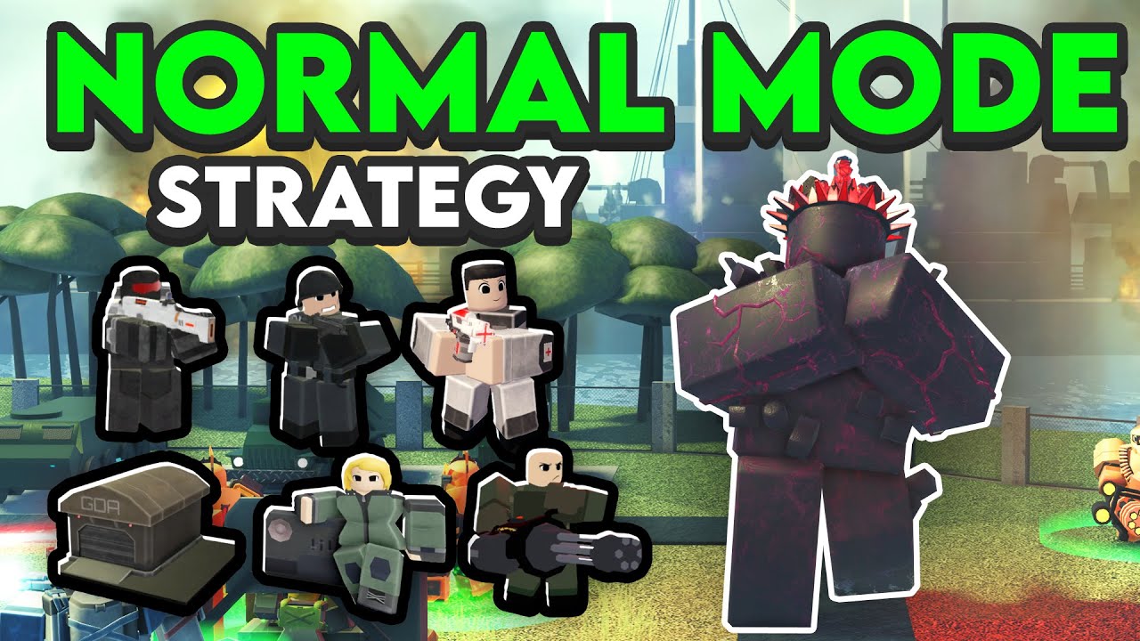 TDX x Tower Battles Solo Normal Mode Strategy - Roblox TDX - YouTube