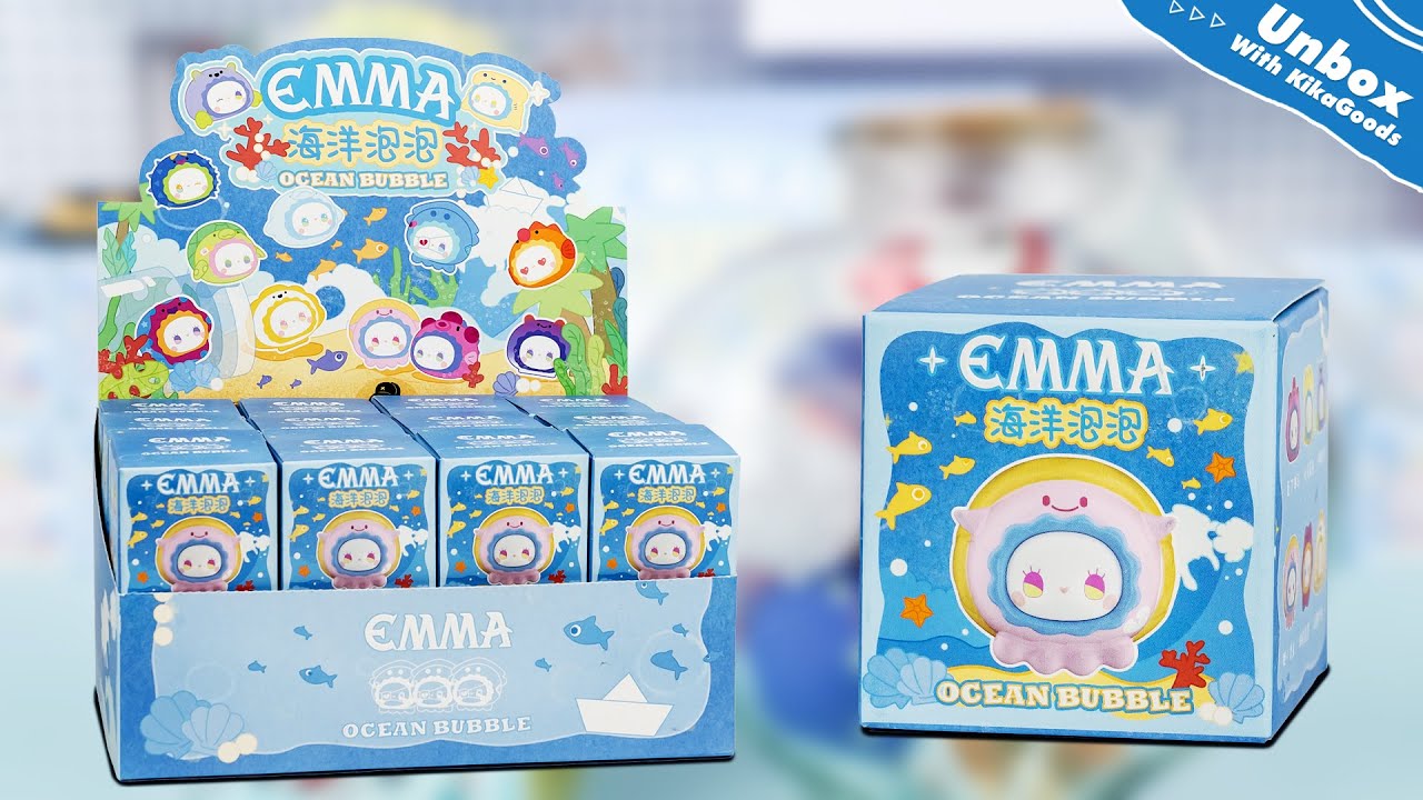 Unboxing Emma Ocean Bubble Beans Series Blind Box#kikagoods #unboxing # ...