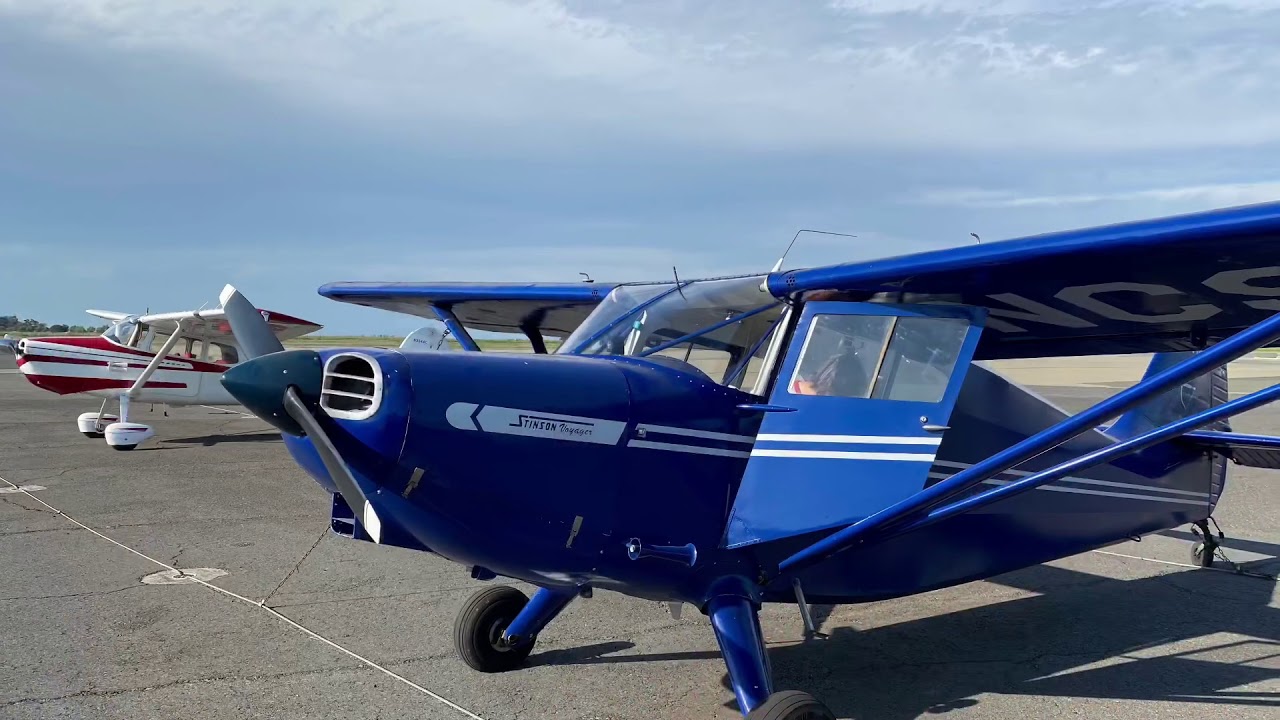Broken crankshaft Franklin 165 on Stinson Voyager - YouTube