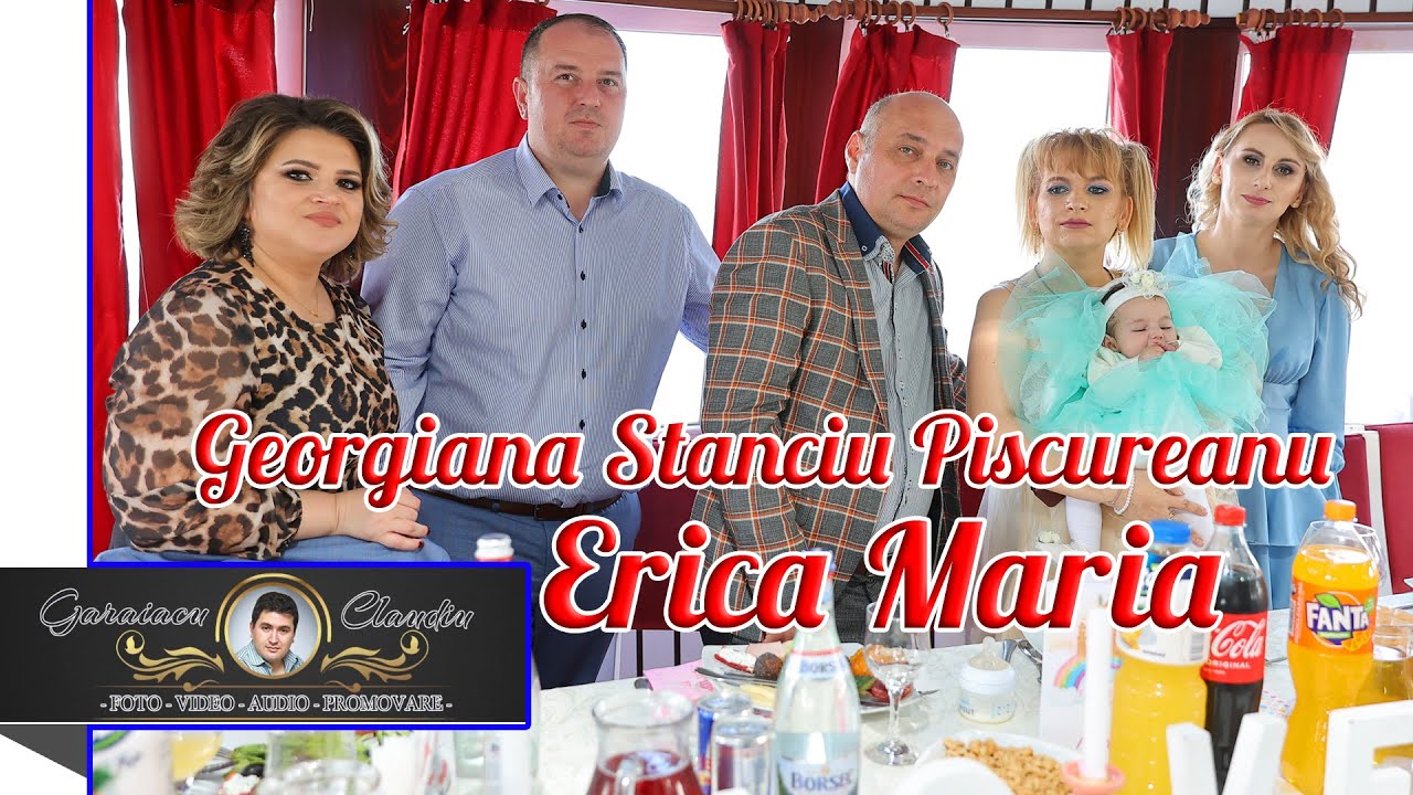 GEORGIANA STANCIU PISCUREANU HORA DE JOC BOTEZ ERICA MARIA - YouTube