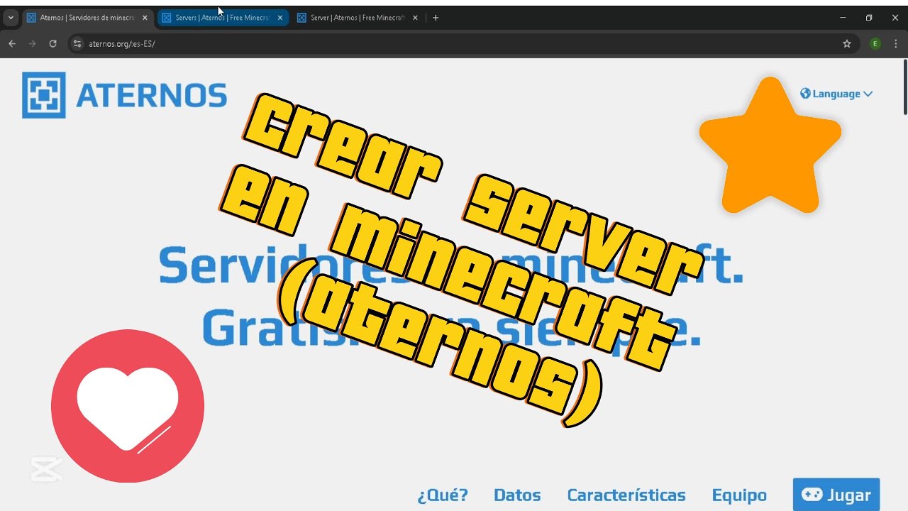Como Crear Server Para Jugar Con Amigos en Minecraft (Aternos) No Premium 2025 - YouTube