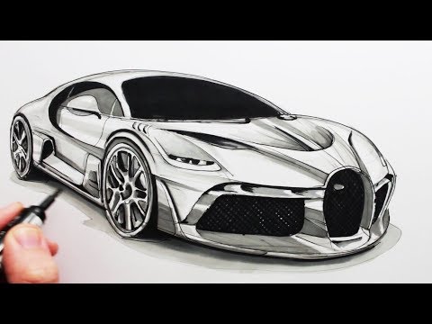 Bir Spor Araba Nasıl Çizilir: Bugatti Divo
