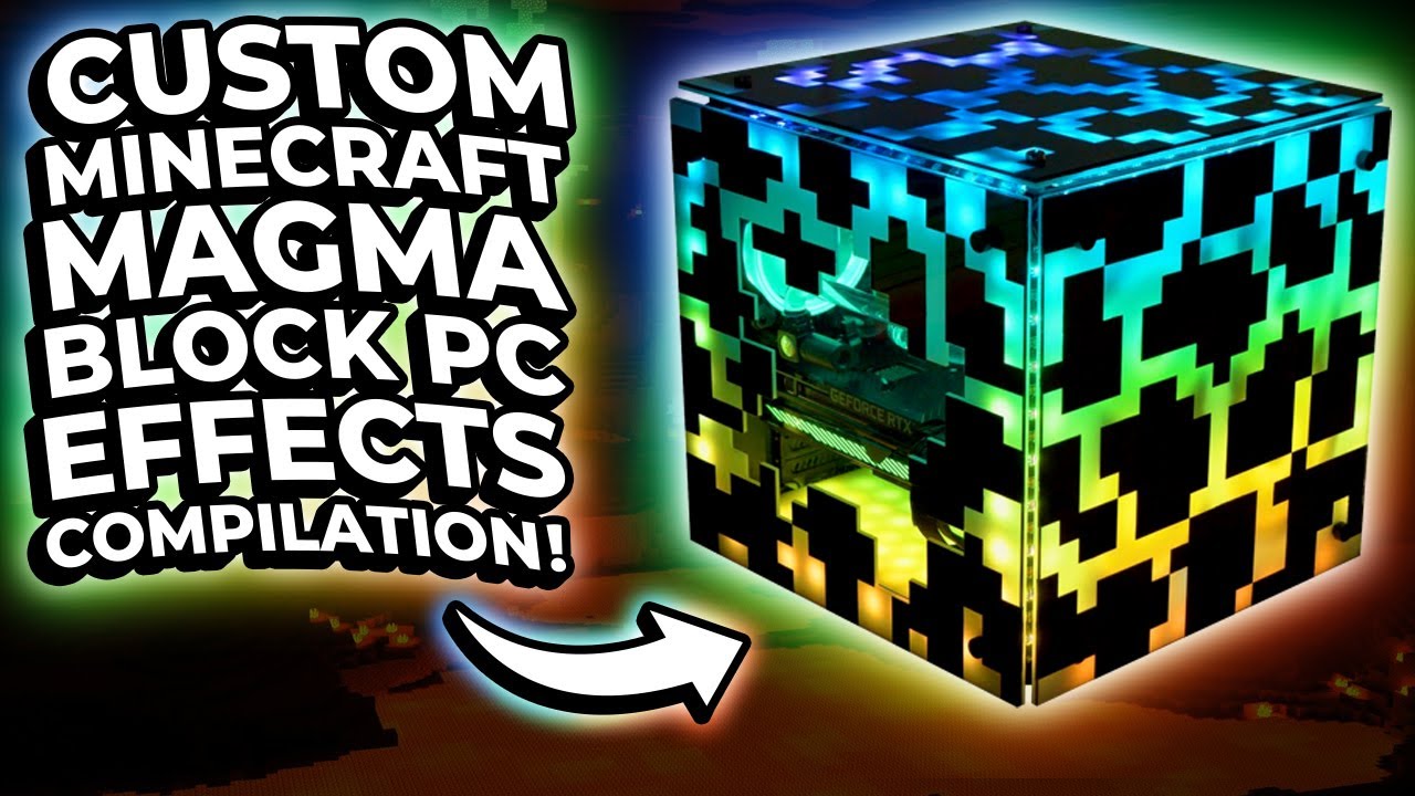 Gaming PC Modeled After A Minecraft Block!? - Effect Compilation - YouTube