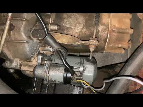 New toy to crank, first test crank Skoda Favorite with original starter