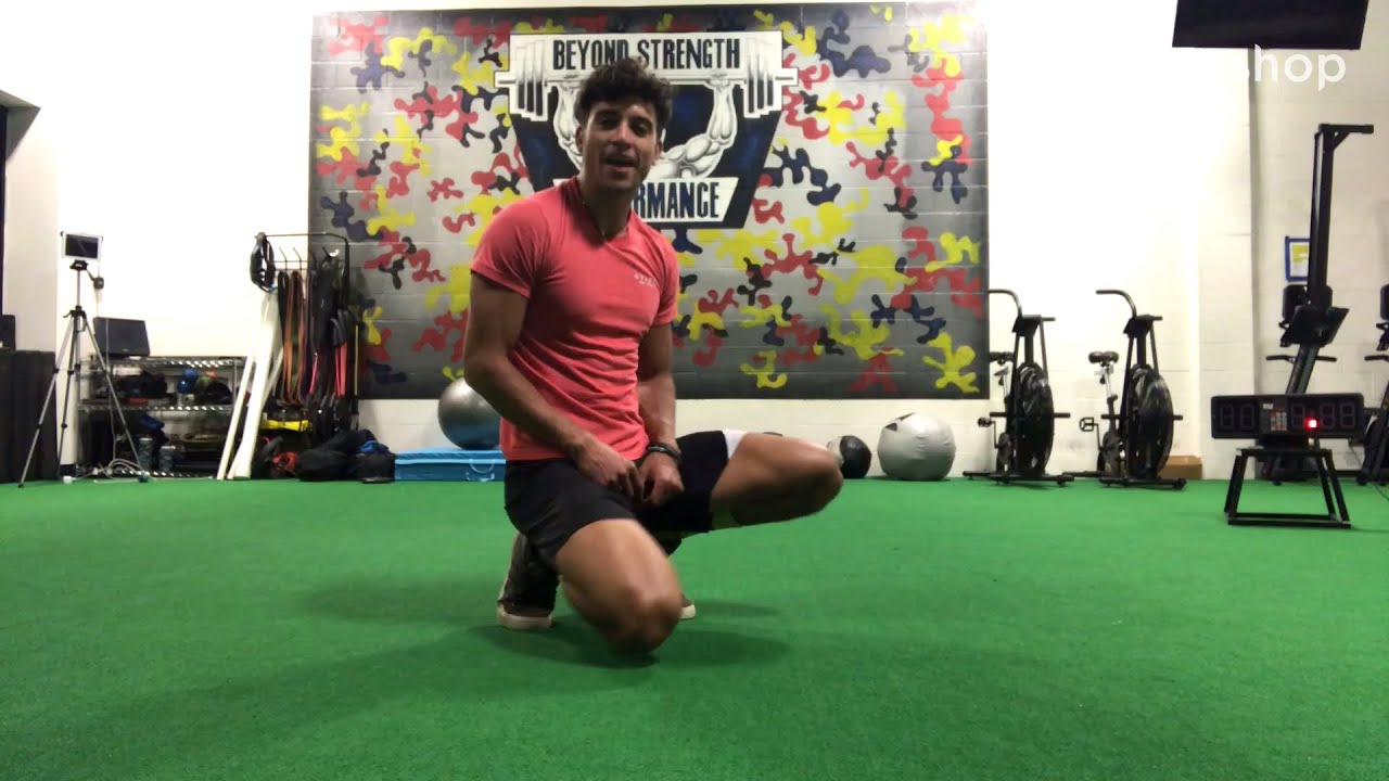 1/2 Kneeling (Reach, Tuck, Exhale) - YouTube