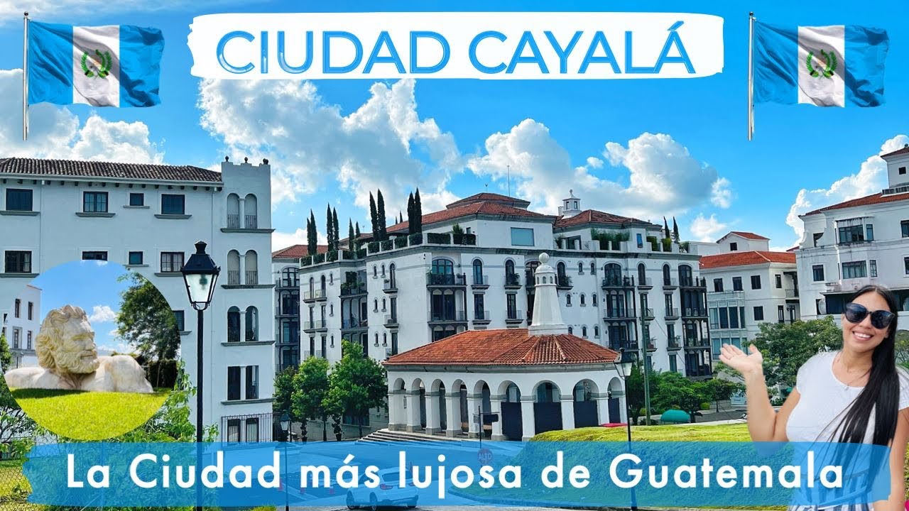 Visité la ciudad más lujosa de Guatemala 🇬🇹 | CIUDAD CAYALÁ | Un poco ...