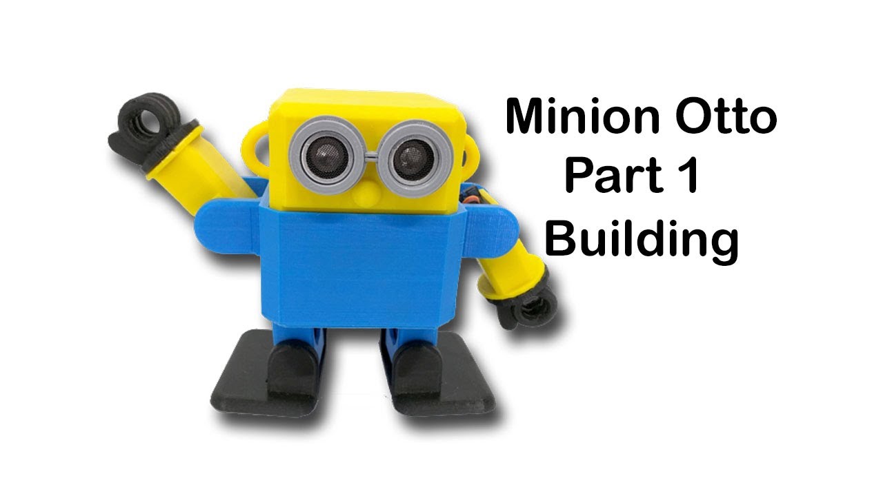 Minion Otto Humanoid control via Infrared remote - YouTube