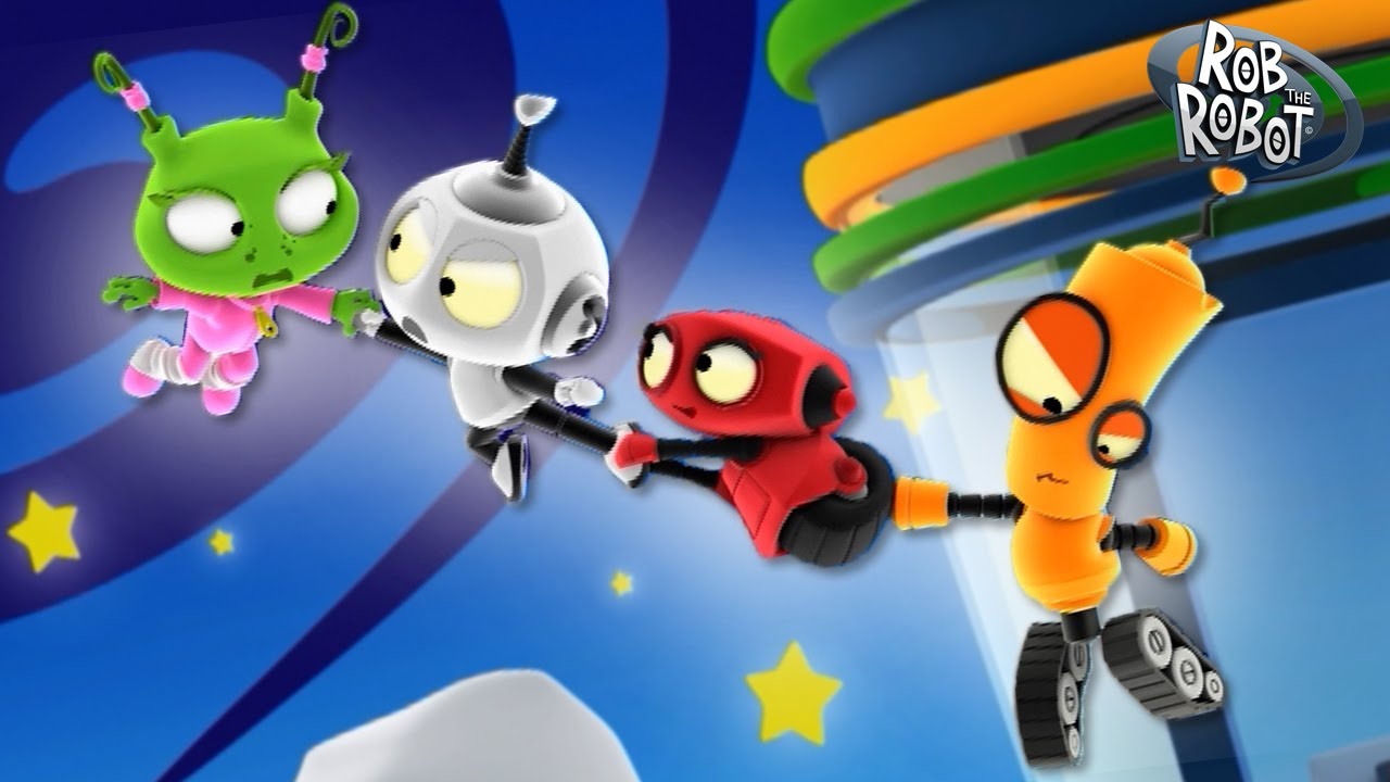 Tug O' War in Space! | Rob The Robot | Preschool Learning - YouTube