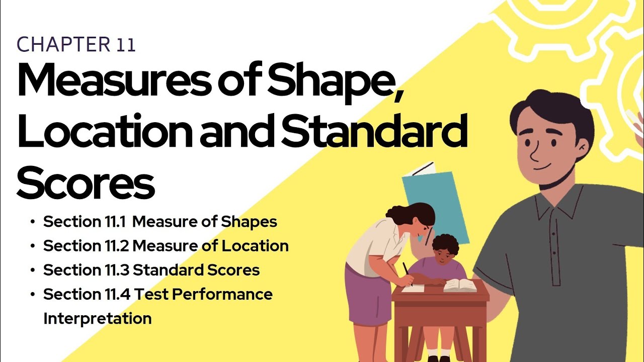 Measure of Shape, Location and Standard Scores (Chapter 11) || EDUC 3 ...