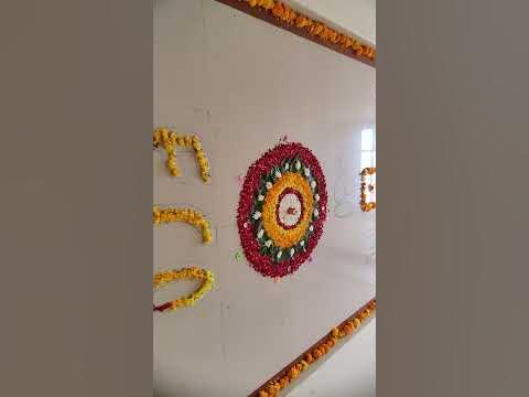 shree Ji Public School jattari diwali Rangoli - YouTube