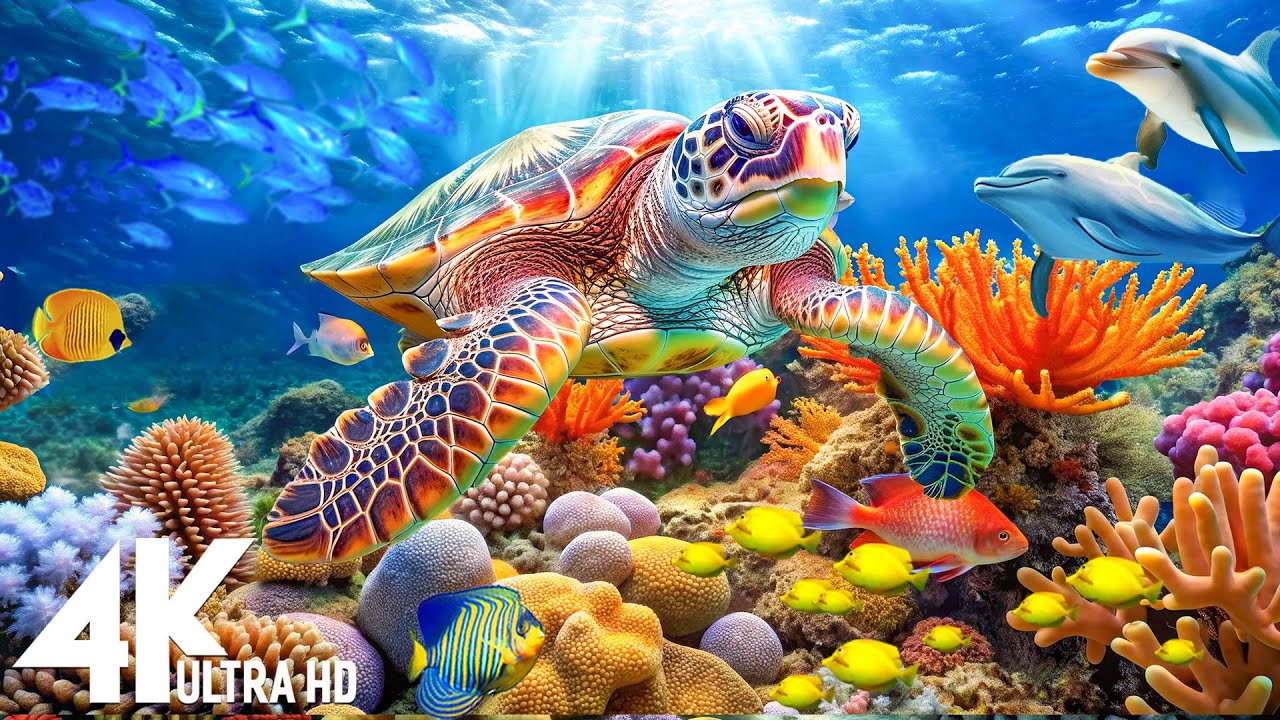 [NEW] 11HR Stunning 4K Underwater footage-Rare & Colorful Sea Life ...