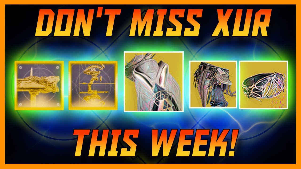 Xur Has An AMAZING Catalyst! Exotic Class Items Are For Sale! Trials Is ...