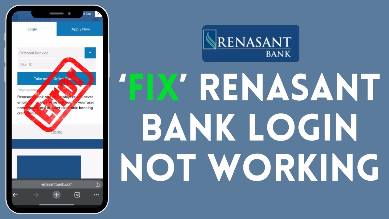 How to Fix Renasant Bank Login Not Working 2024? - YouTube