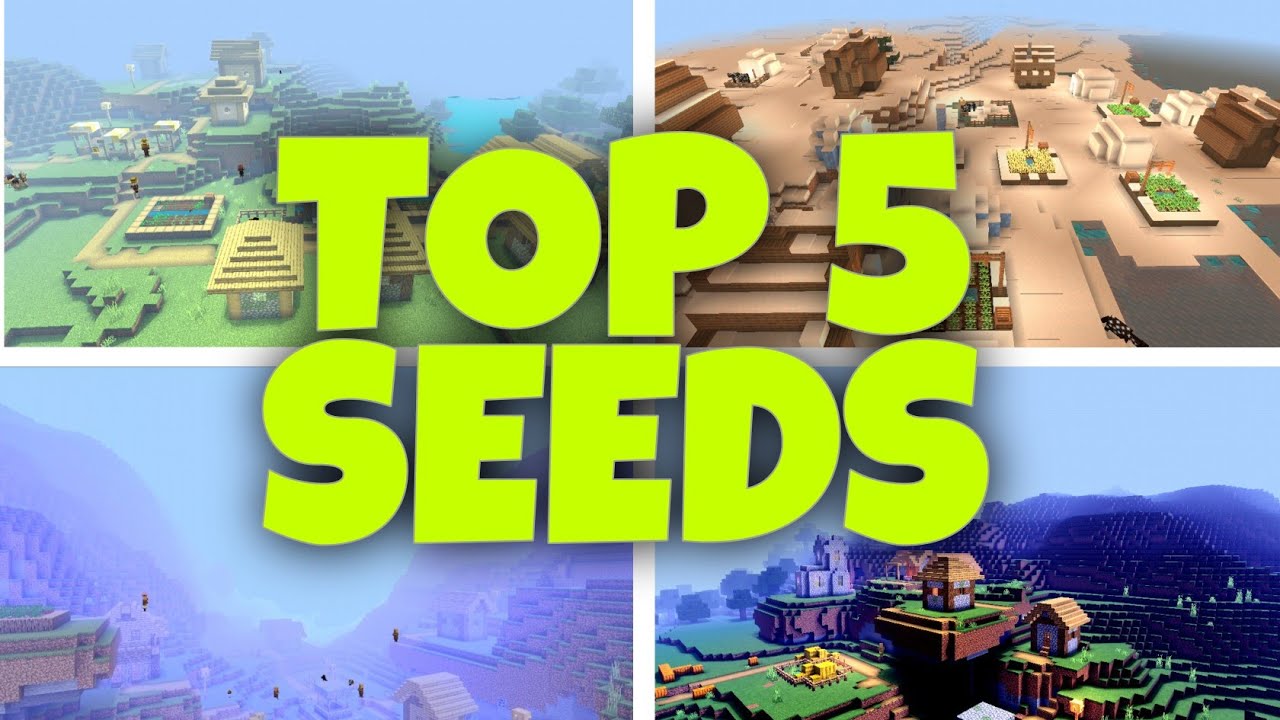Top 5 BEST Starter Seeds in Minecraft - YouTube