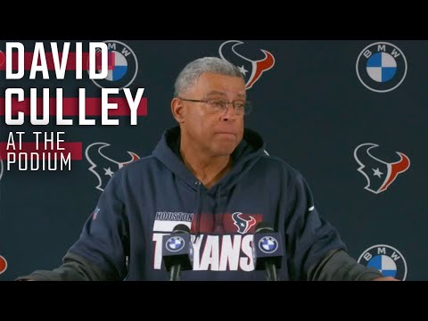 Head Coach David Culley Meets with the Media - YouTube