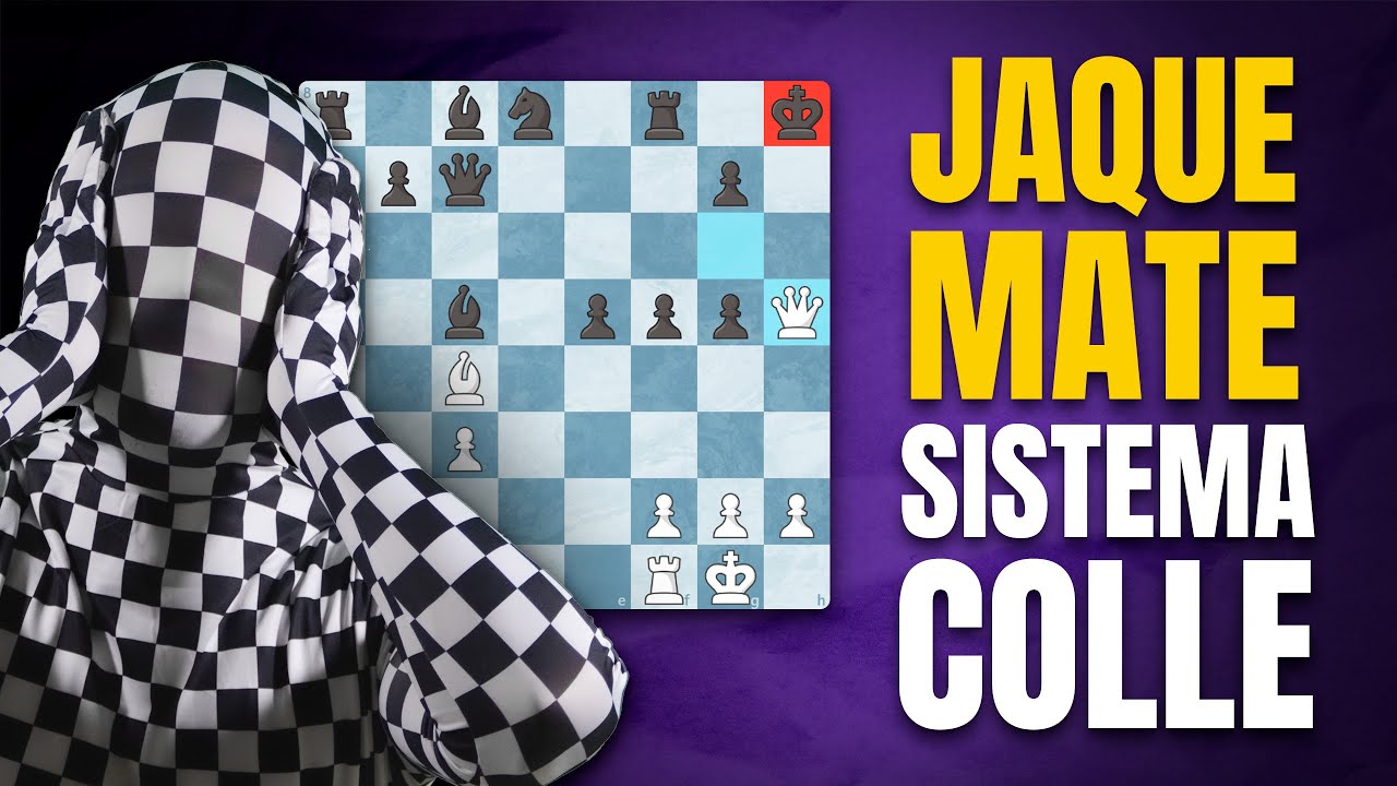 JAQUE MATE en 17 JUGADAS a MAESTRO INTERNACIONAL con el SISTEMA COLLE ...