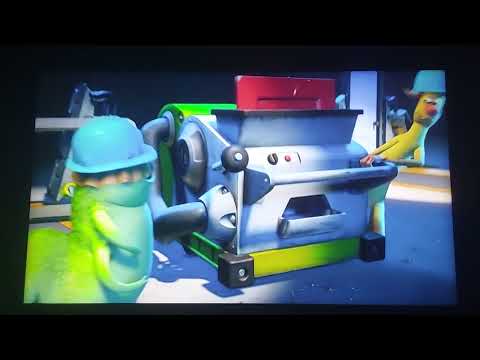 Monsters, Inc. (2001) The Scare Floor Scene (Sound Effects Version) (Part 02, Final Part)