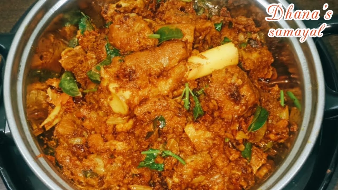 Mutton Gravy Recipe In Tamil/Mutton Thokku In Tamil/How To Make Mutton ...