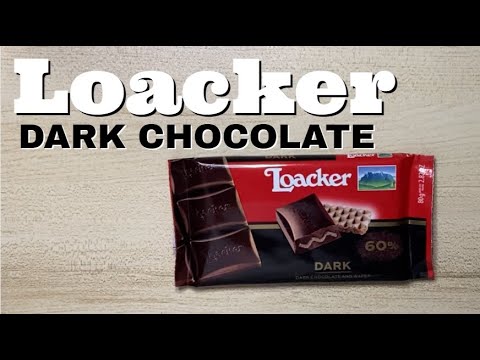 LOACKER BLACK CHOCOLATE | BLACK CHOCOLATE & WAFER - YouTube