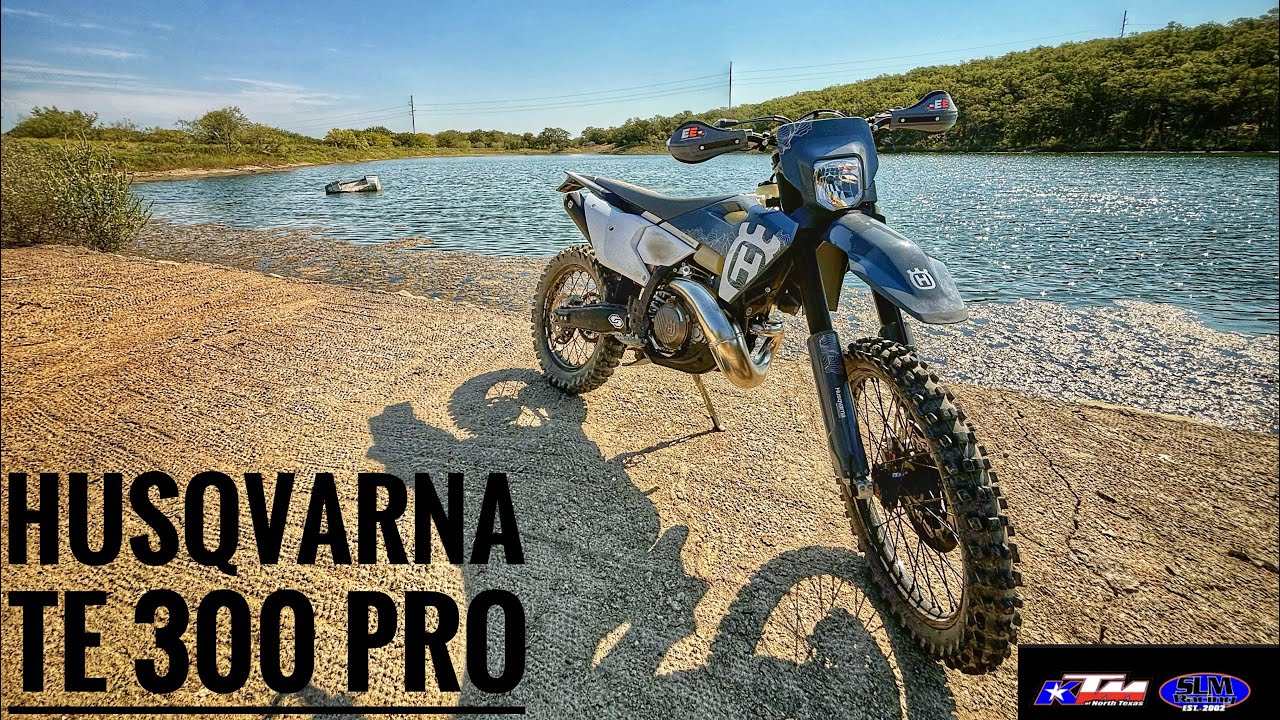 HUSQVARNA TE 300 PRO.. EVERY RIDE GETS BETTER AND BETTER . LOCKING IN ...
