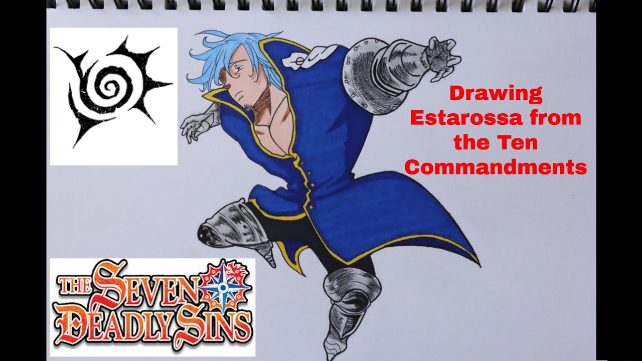 DRAWING ESTAROSSA FROM THE TEN COMMANDMENTS -THE SEVEN DEADLY SINS ...