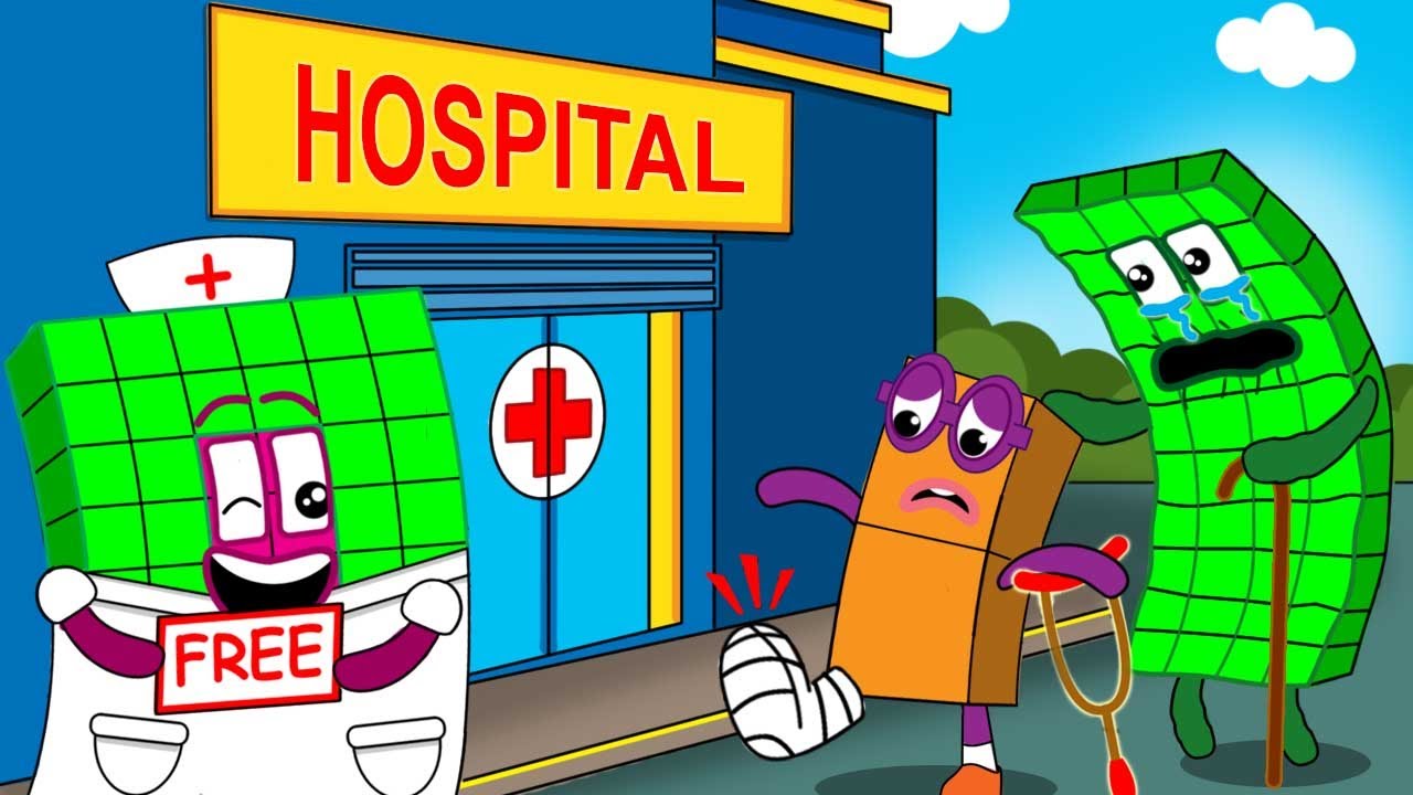 Welcome Natal! Numberblocks Sick and Old Get Free Service in the ...