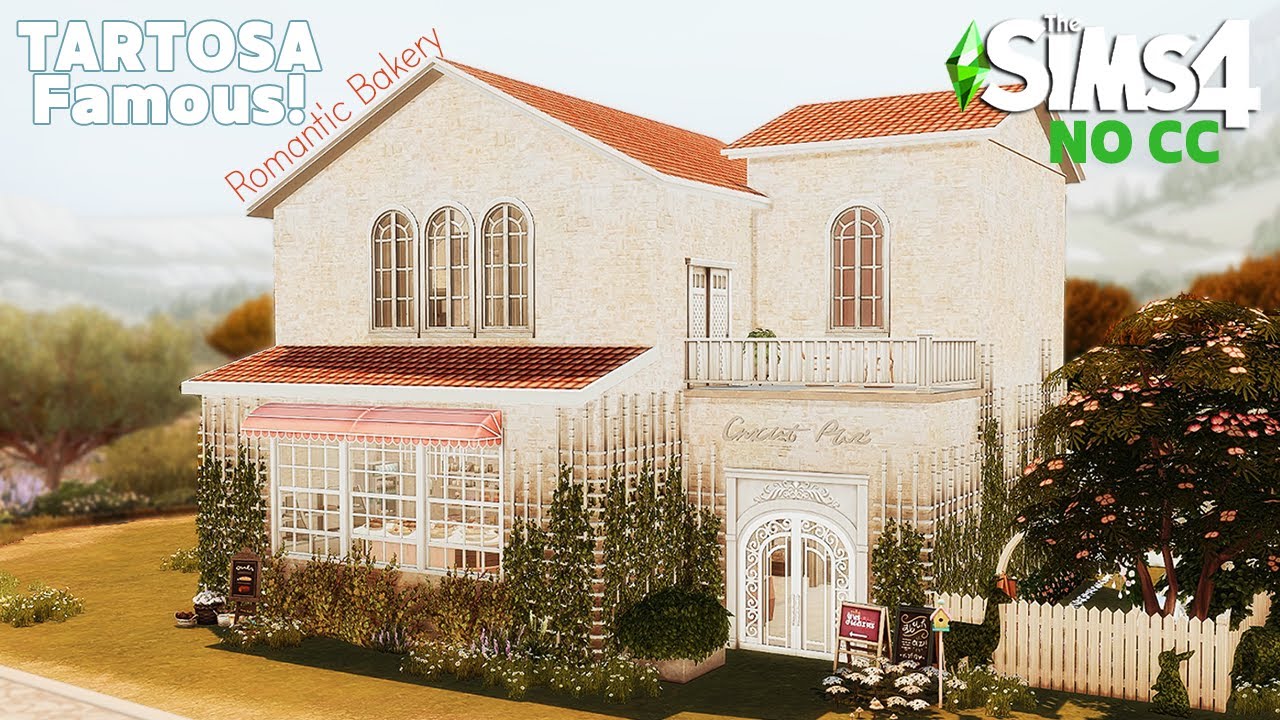 Romantic strawberry bakery ️ l ASMR Ambience l Tartosa l The Sims 4 l ...