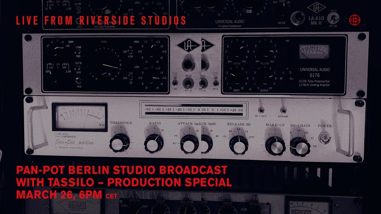 Pan-Pot Berlin Studio Broadcast - Production Special #1 - YouTube