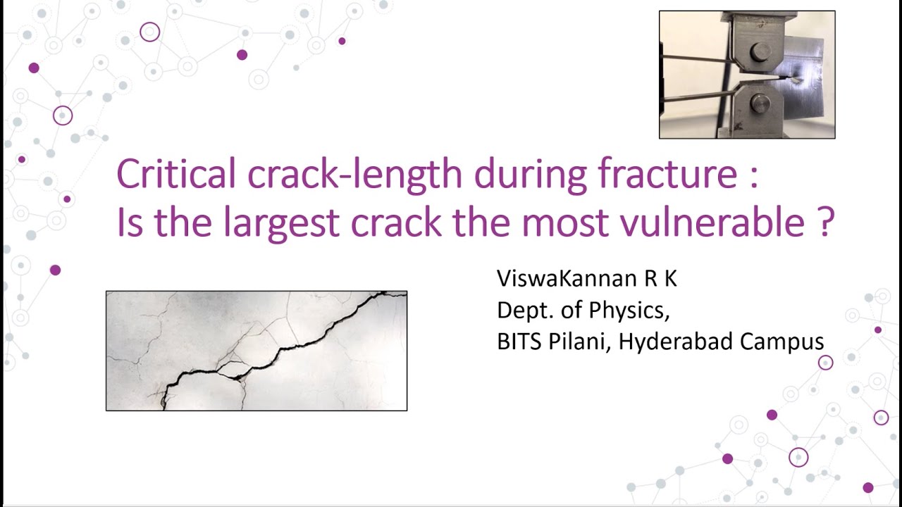 Statistical Physics of Fracture and Flow - Talk 1: Critical Crack ...