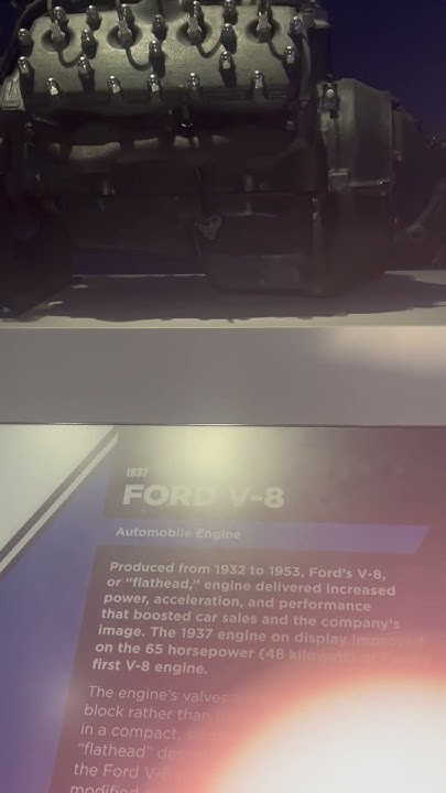Old ford v8 engine - YouTube