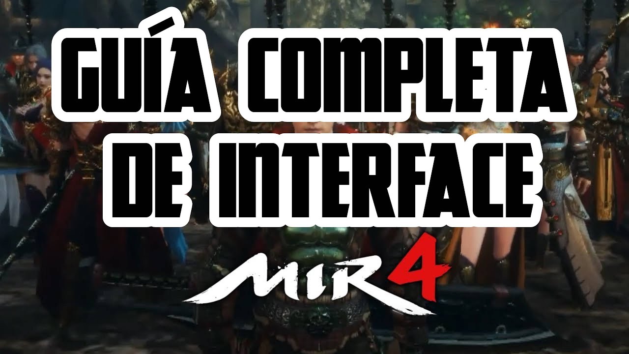 🉐 MIR4 🉐 CONOCE LOS BOTONES 💬 GUÍA COMPLETA DEL HUD (INTERFACE) - YouTube