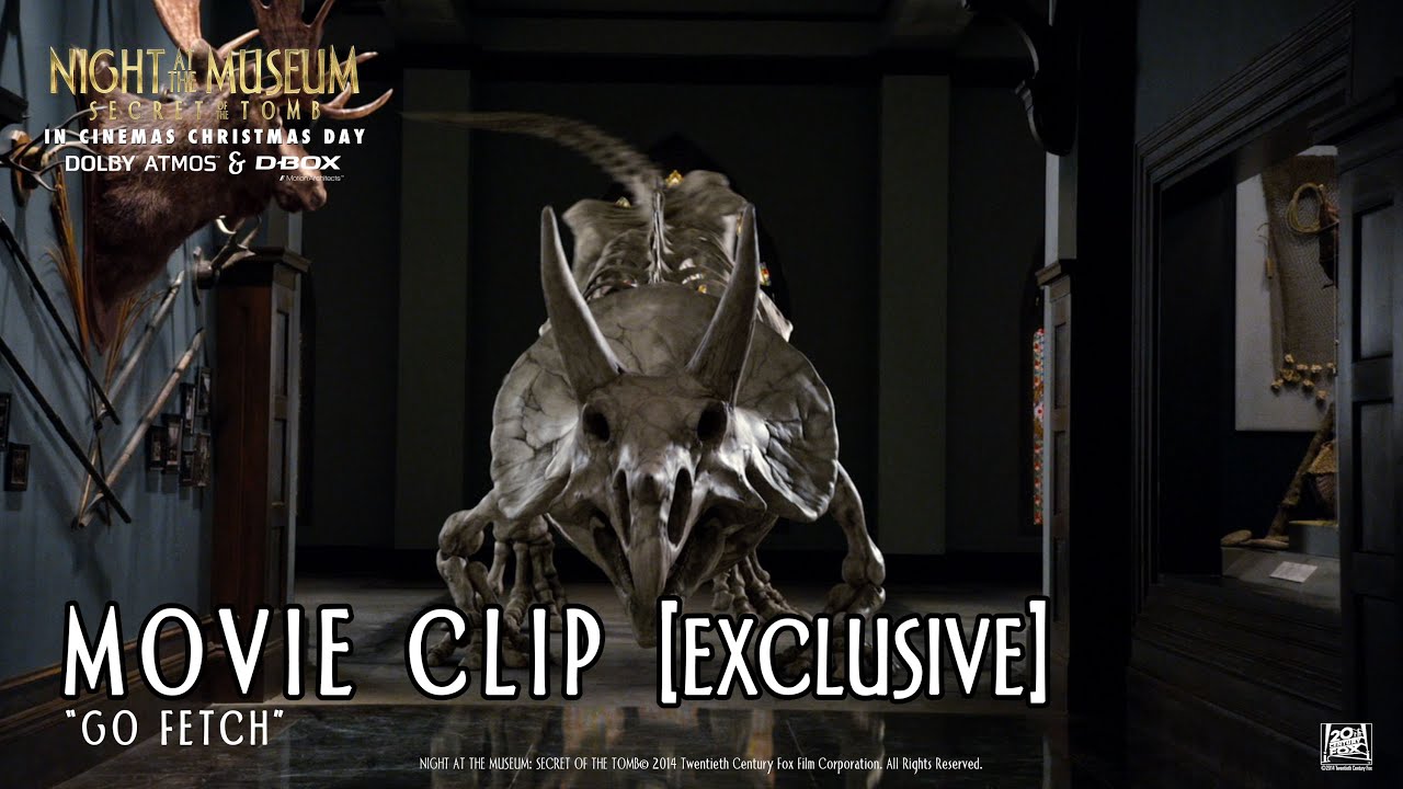Night At The Museum: Secret of the Tomb ['GO FETCH' Movie Clip in HD ...