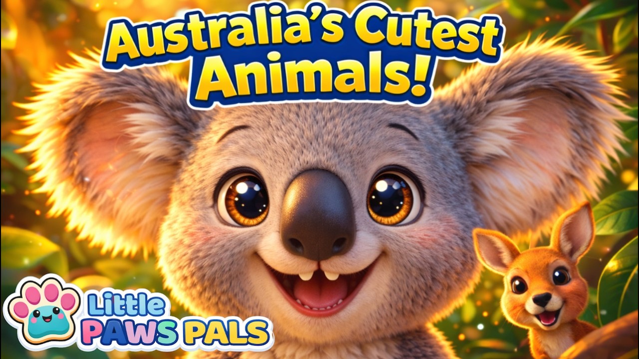 Aussie Animals Dance Song for Kids! 🦘 Kangaroo Hop, Koala Climb ...