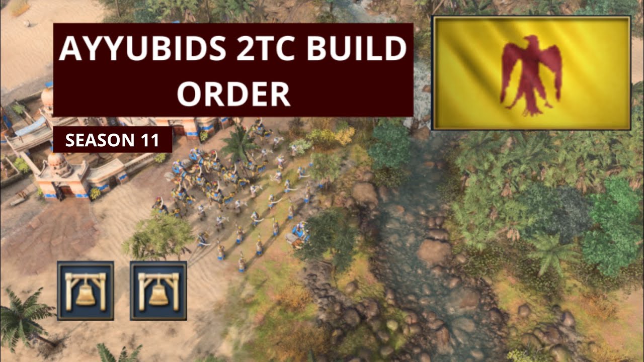 AOE4 - Ayyubids Build Order - 2TC - YouTube