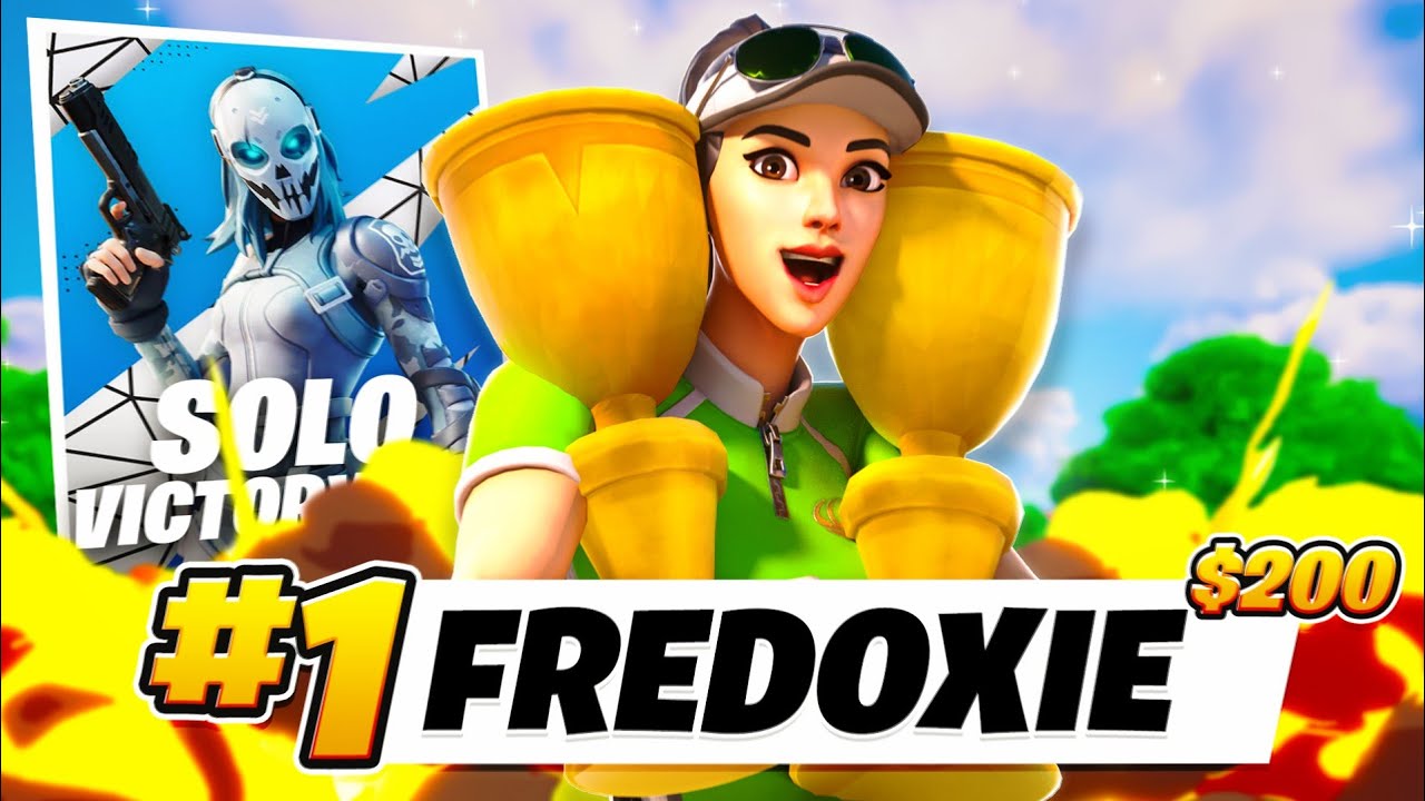 1ST PLACE SOLO CASH CUP FINALS ($200) 🏆 | Fredoxie - YouTube