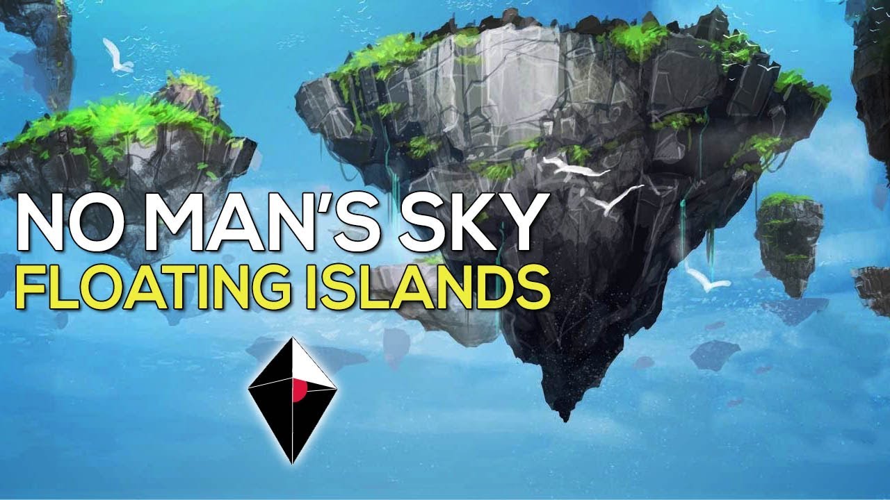 EPIC floating islands in No Man's Sky - YouTube