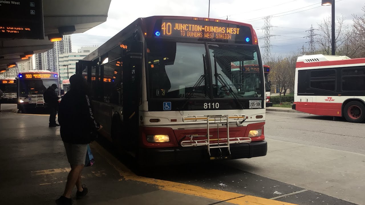 TTC First Day of in service ride video on 8110 on route 40 Junction ...