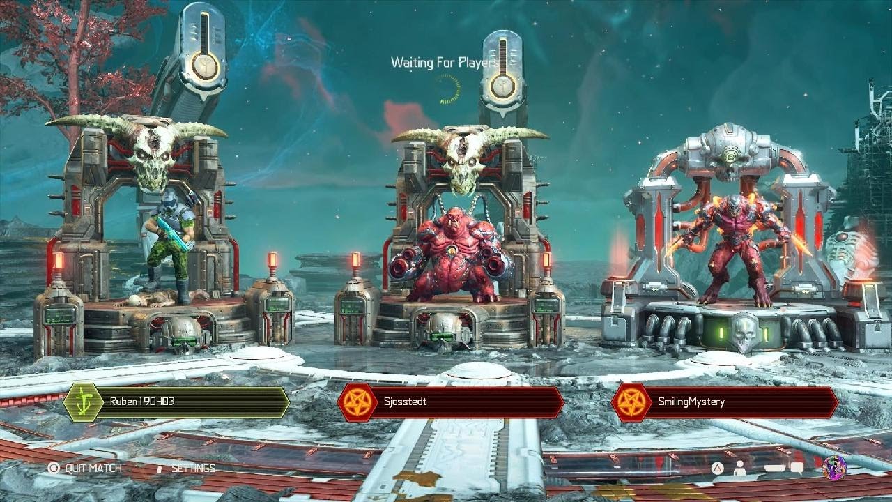 DOOM Eternal - Dread Knight Battlemode Gameplay - YouTube