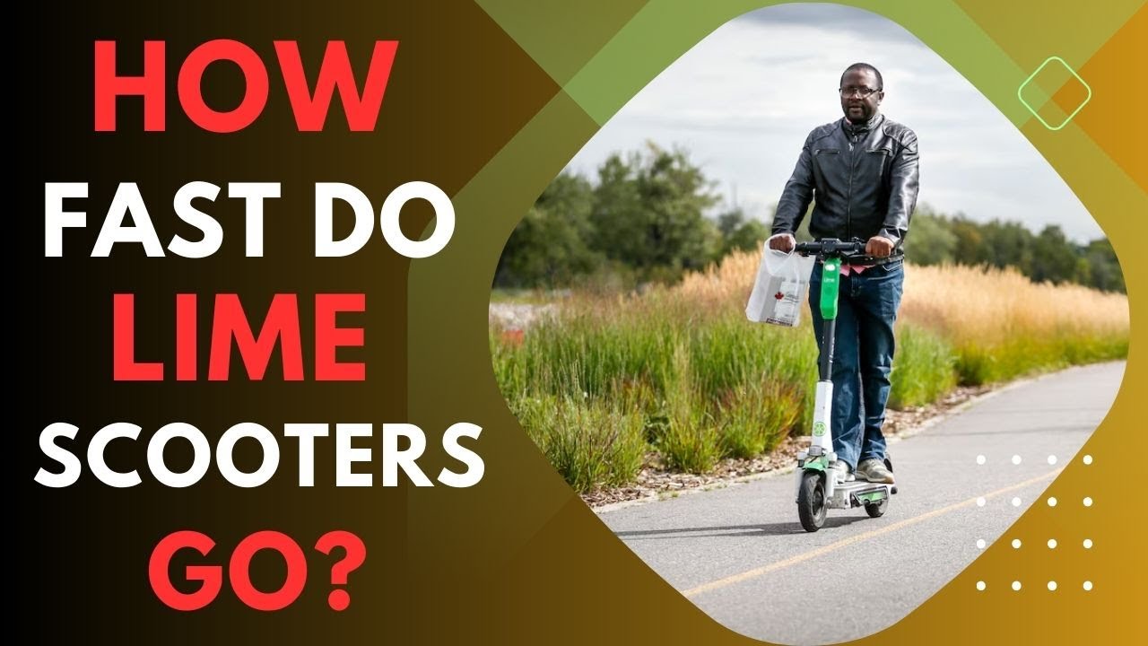 How fast do lime scooters go? - YouTube