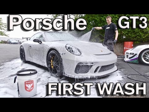 Porsche GT3 First Wash & Drive - YouTube