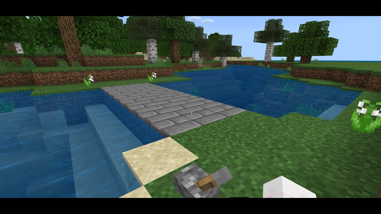 Minecraft | How to Build a Simple Pop-Up/Drawbridge - YouTube