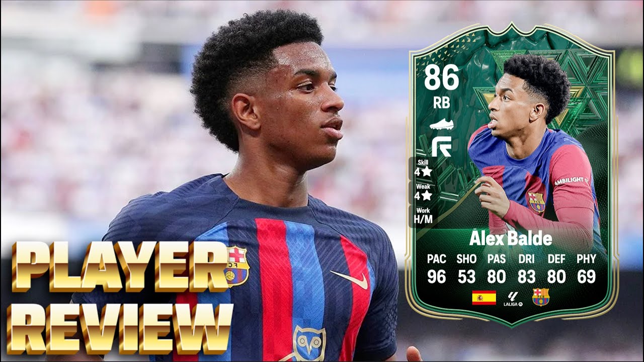 ¡LA BALA BALDE! -REVIEW ALEJANDRO BALDE WINTER WILDCARD 86 EAFC 24 ...