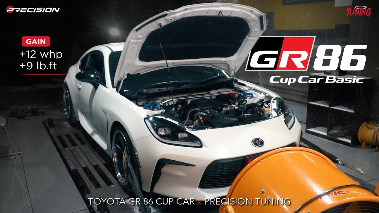 Precision Tuning - Toyota GR 86 Cup Car Basic 205 HP | 175 lb.ft - YouTube