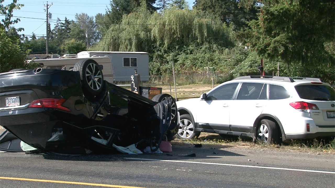 Two Car Rollover Accident 93rd Street East & Portland Ave Midland WA ...