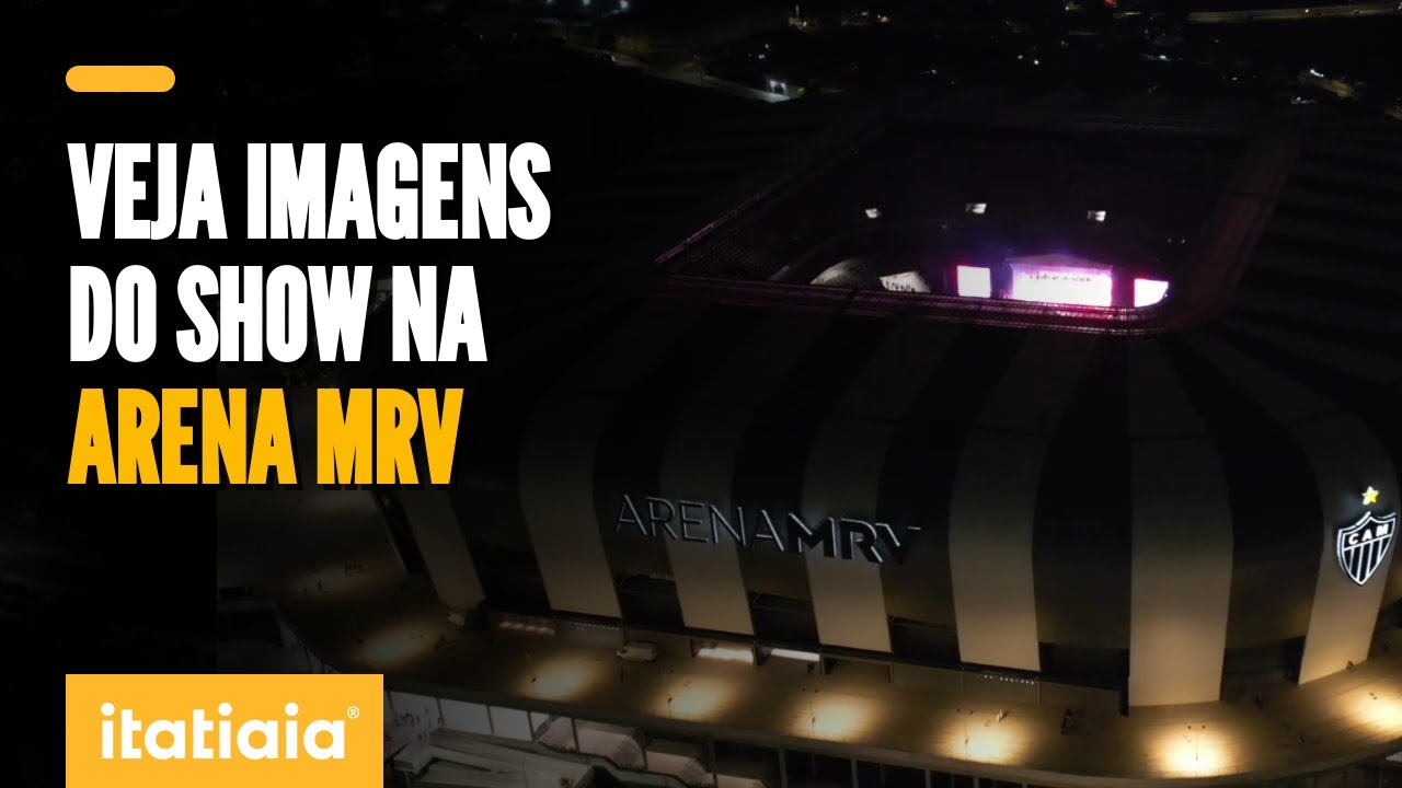 ARENA MRV RECEBE PRIMEIROS SHOWS: VEJA IMAGENS DE DRONE - YouTube